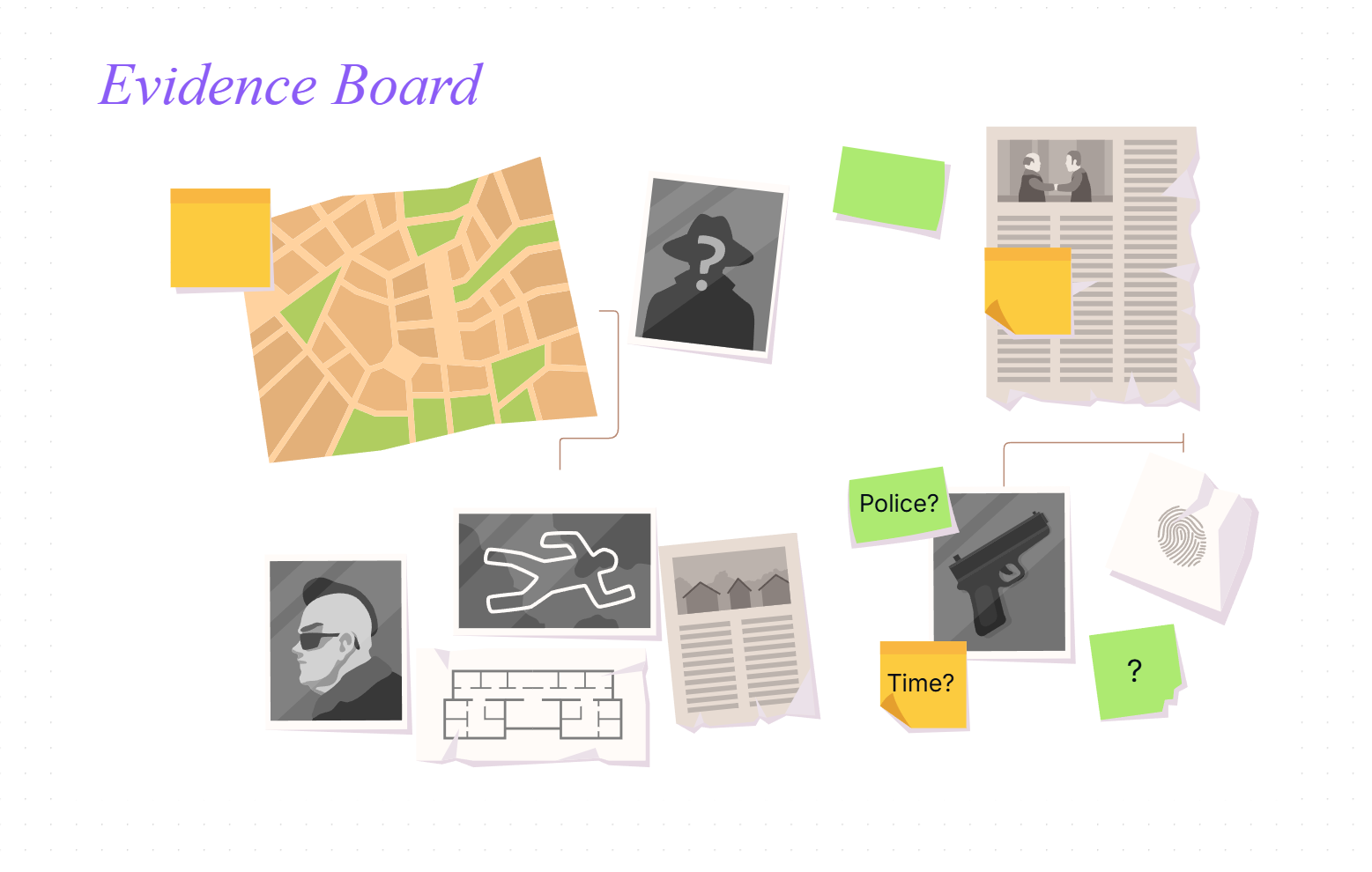 Police Investigation Board Template